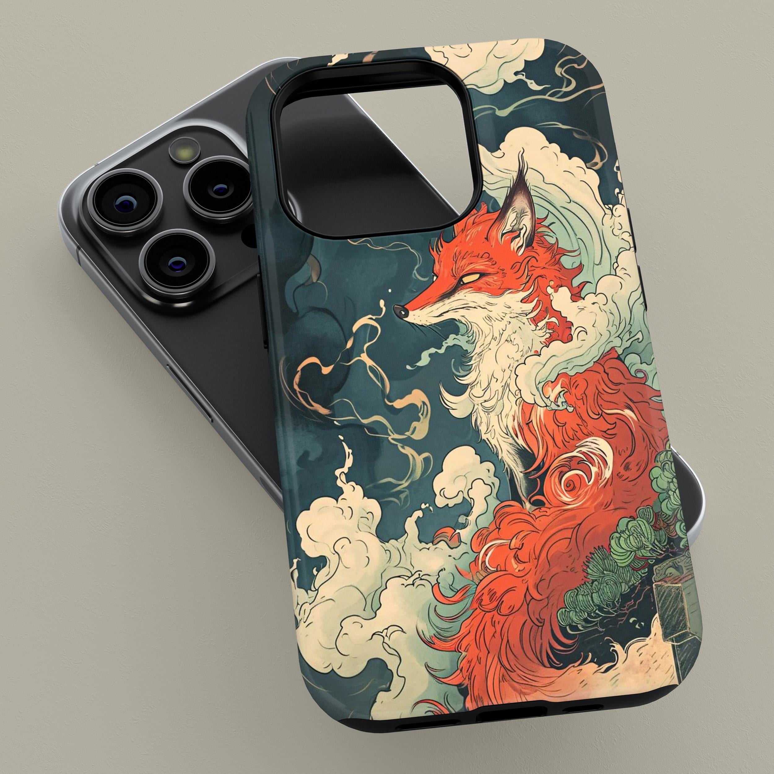 Cute Fox Woodland Animal Case for iPhone Samsung Forest - Walmart.com