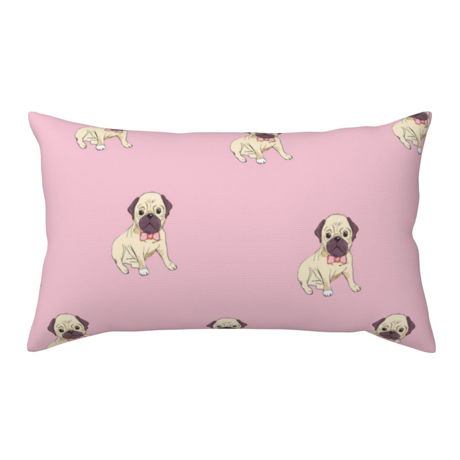 Cute French Bulldog Cartoon Pink King Pillow Cases Standard Size ...