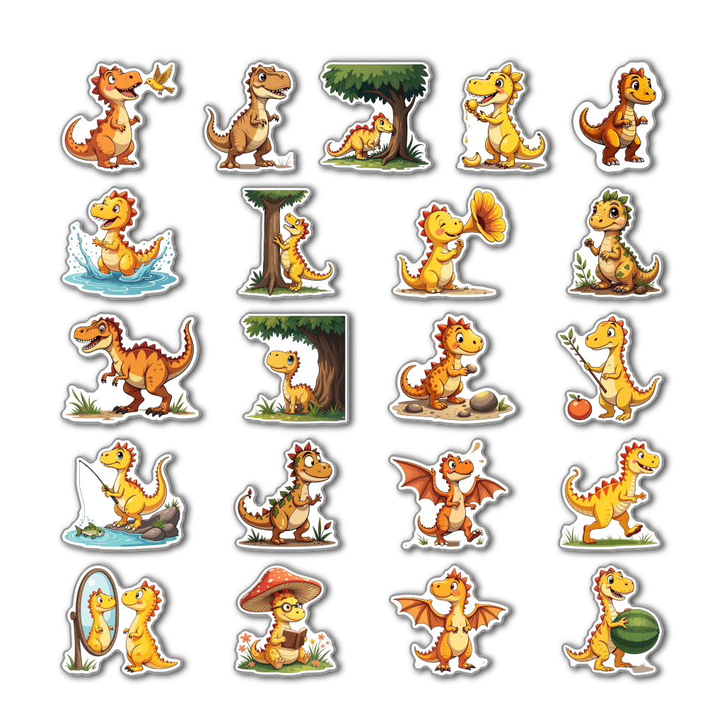 Cute Fridge Magnet Dinosaur Refrigerator Magnet Cartoon Magnetic ...