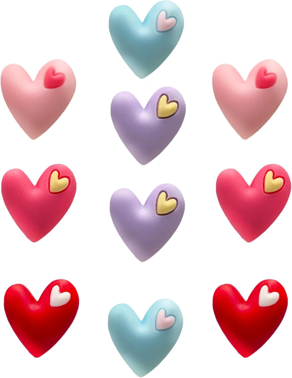 Cute Fridge Magnets Fun Refrigerator Magnets,Colorful Heart Decorative ...