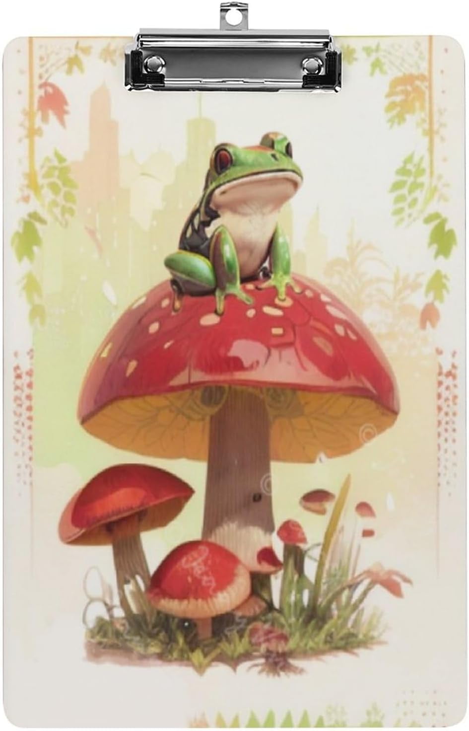 Cute Frog Clipboard Decorative Office School Hardboard Wooden Nursing ...