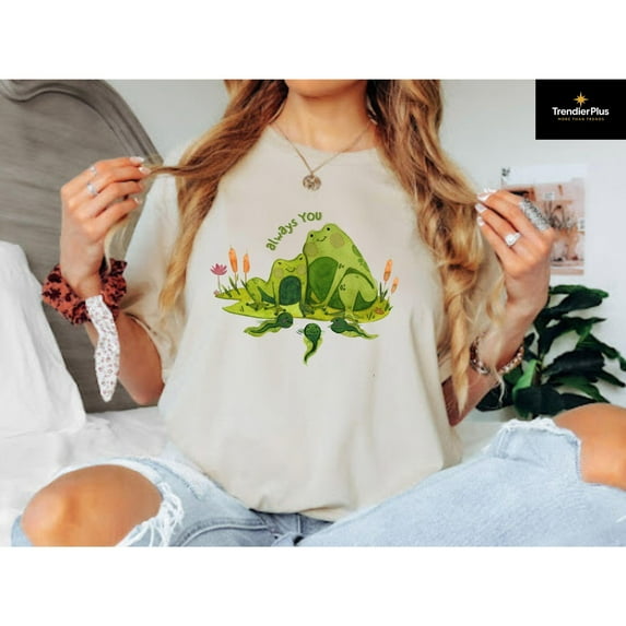 Cute Frog Couple Shirt, Always You Frog Sweatshirt, Valentine Gift Frog ...