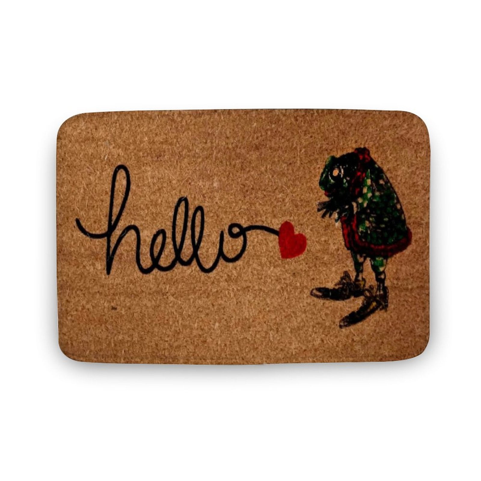 Cute Frog Doormat, Hello Outdoor Doormat, Wedding Gift, Durable Doormat ...