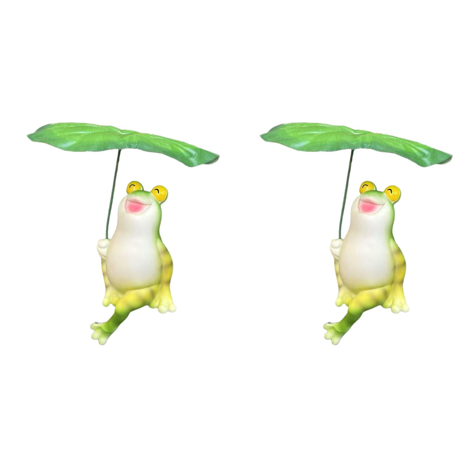 Cute Frog Figurines for Flower Pots – Resin Hanging Frog Statue, Funny ...