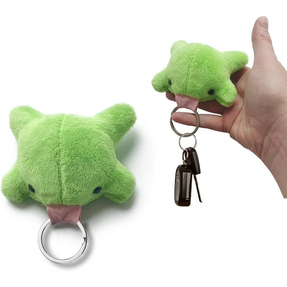 Cute Frog Keychain,Kawaii Frog Plush Keychain,Green Frog Purse Bag ...