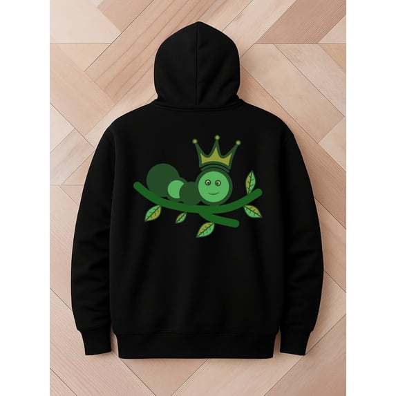 Cute Frog King hoodies & sweatshirt game mens hooded sweatshirt black ...