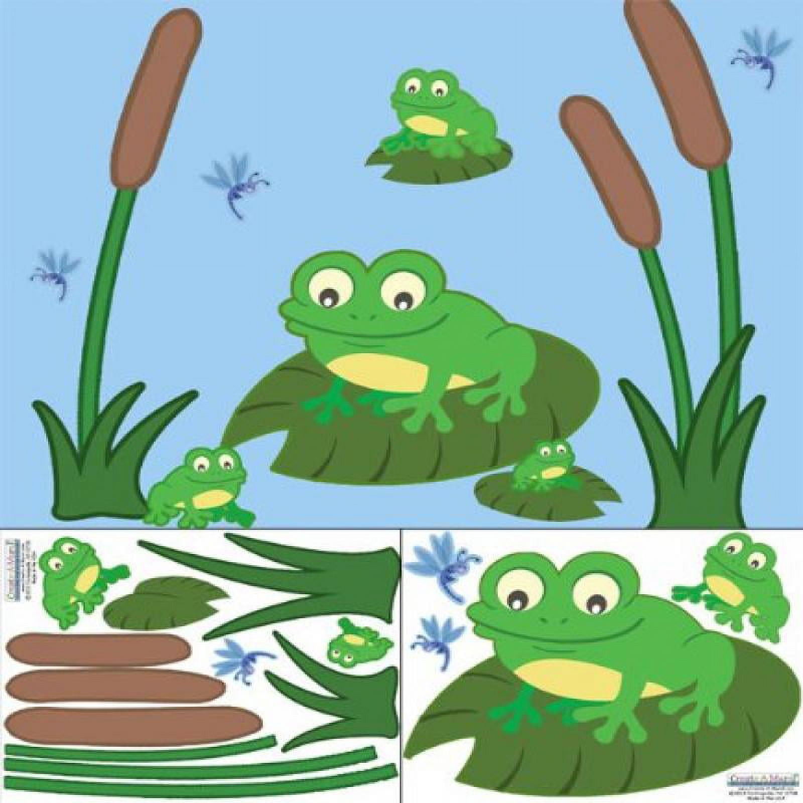 Frog On Lily Pad Clipart