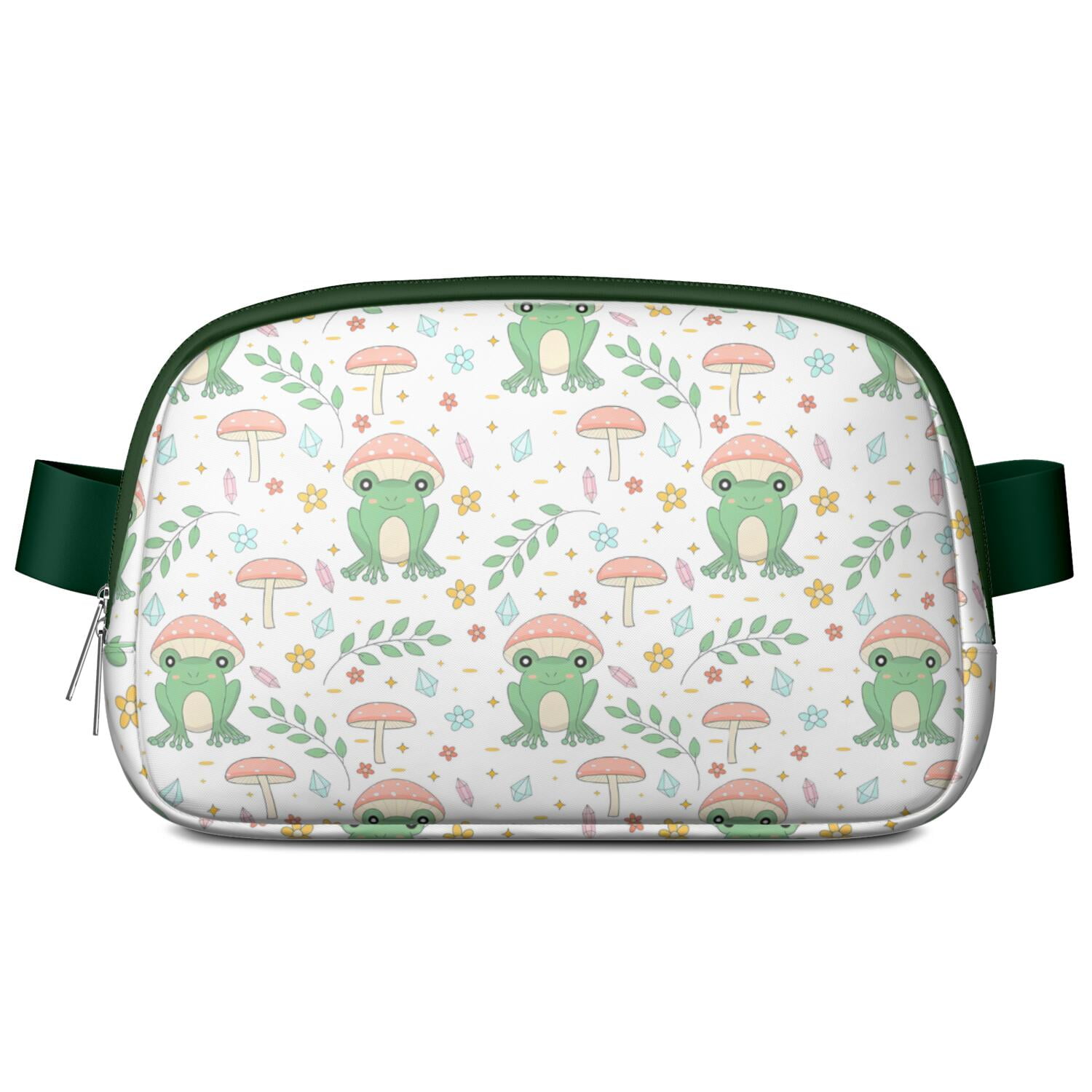 Cute Frog Waist Packs for Men Women Green Frog Mini Belt Bag Crossbody ...