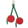 Cute Fruit Coin Purse Bag Charm, Mini Leather Coin Change Purse & Pouch ...