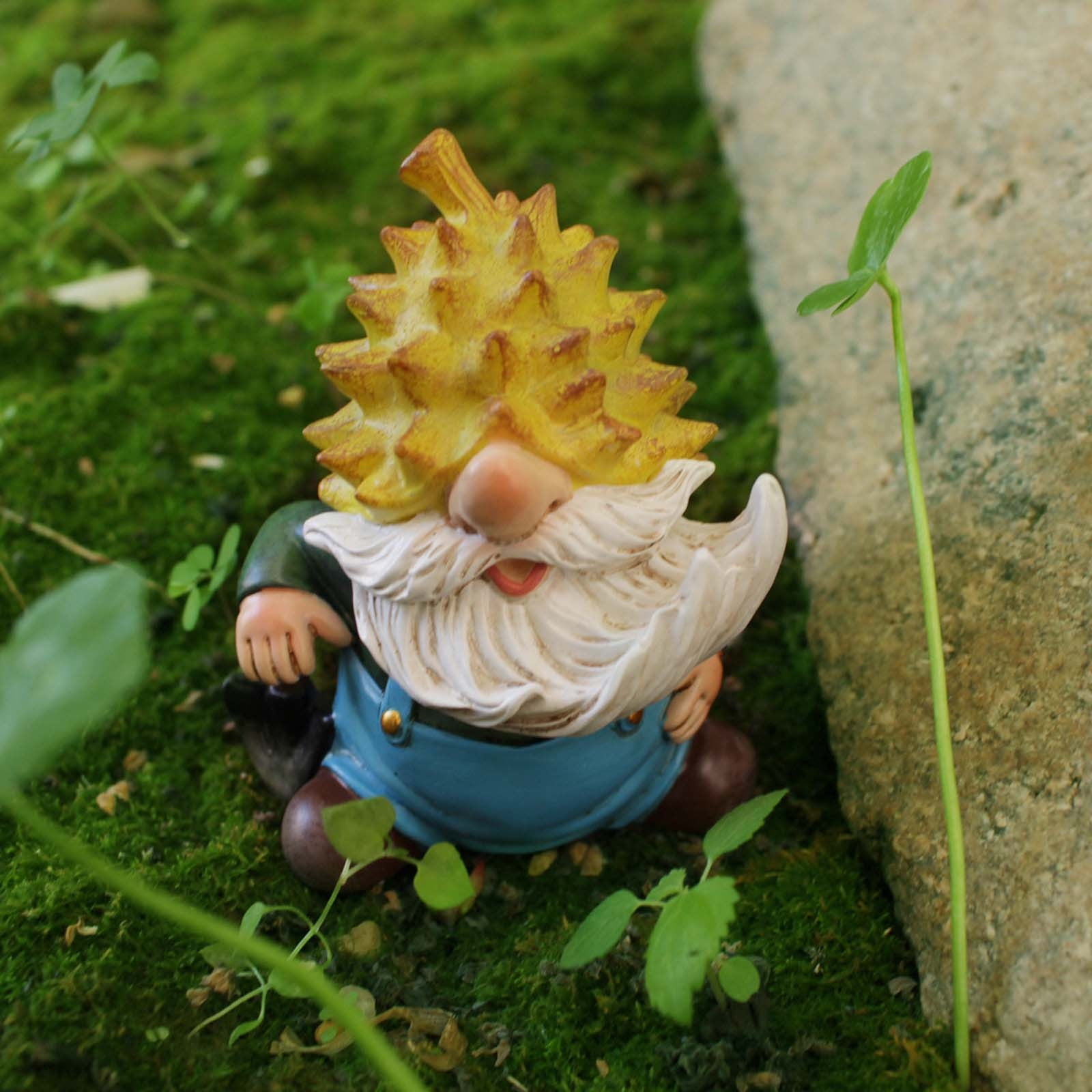 Christmas Clearance Cute Fruit Dwarf Resin Statue - Durable Garden ...