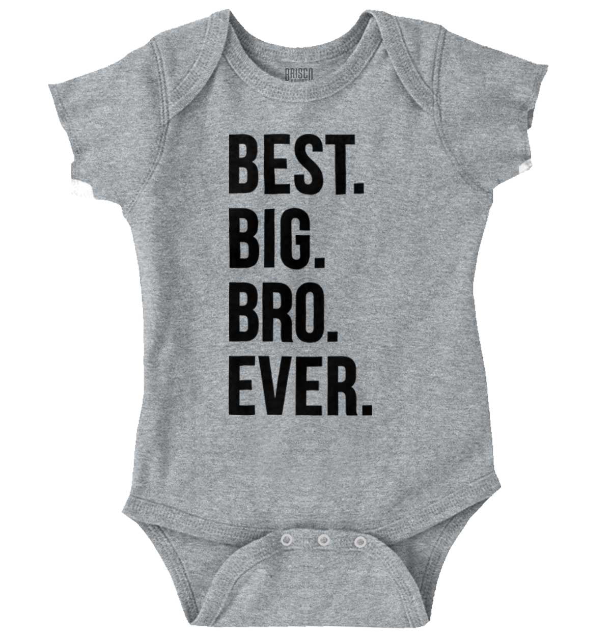 Cute Funny Best Big Bro Older Brother Bodysuit Jumper Boys Infant Baby ...