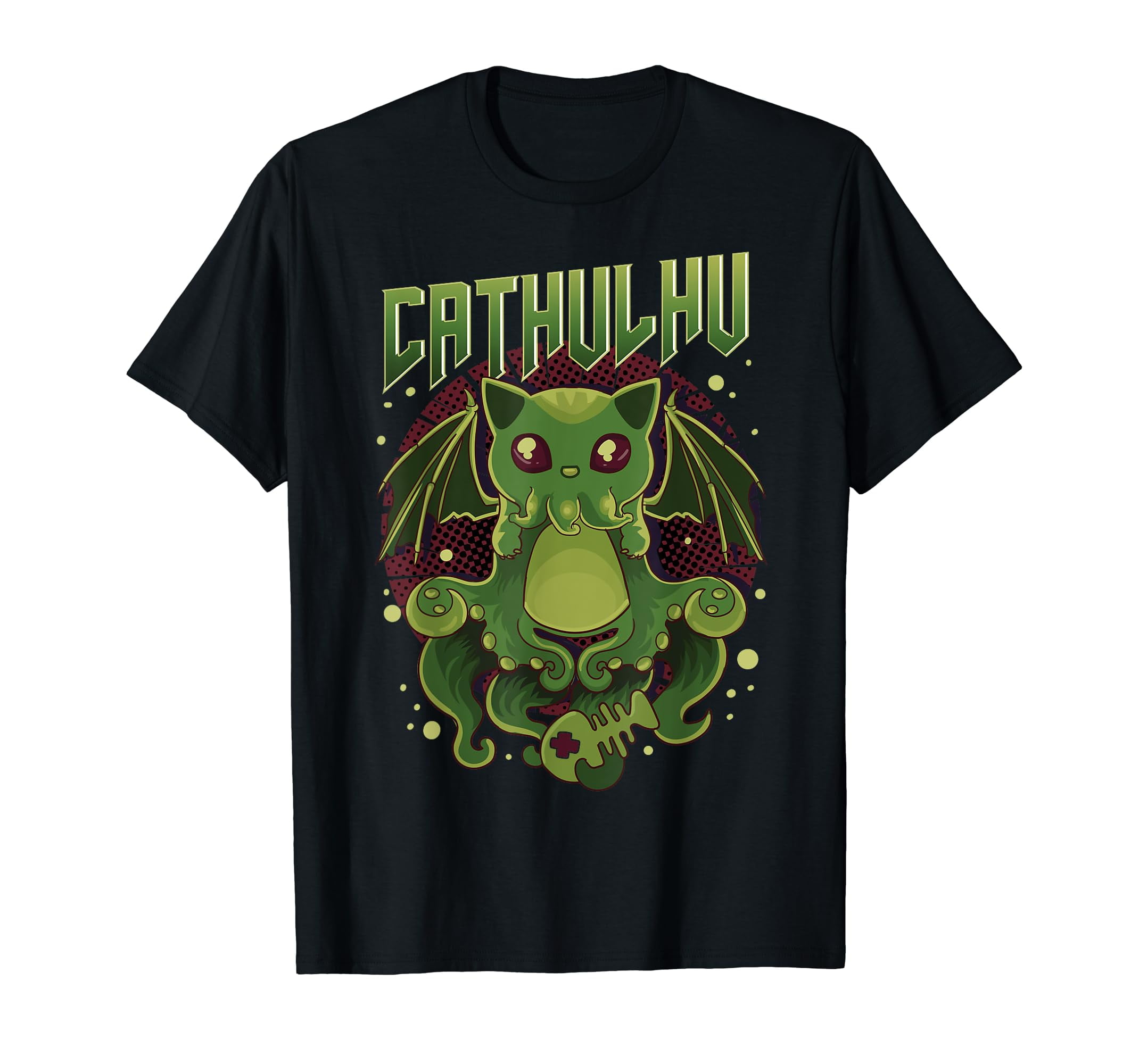 Cute & Funny Cathulhu Kawaii Cat Cthulhu T-Shirt - Walmart.com