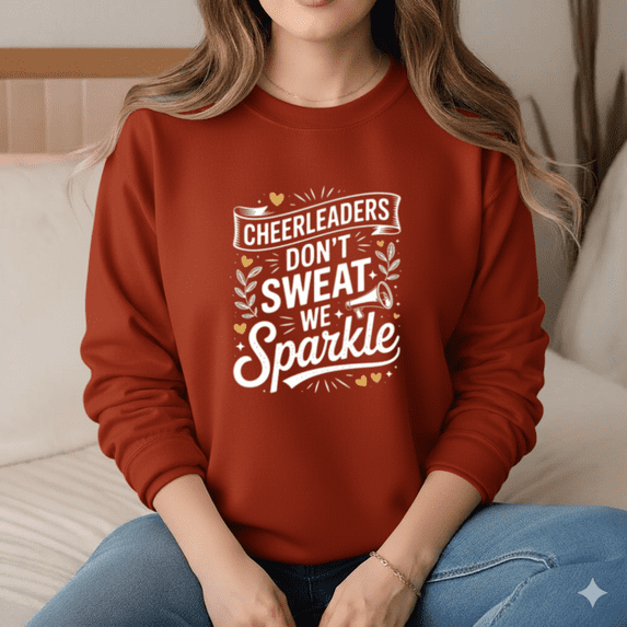 Cute Funny Cheerleading Sport Team Spirit Humor Quote Art Unisex ...