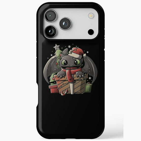 Cute Funny Christmas Dragon Case for iPhone 11 12 13 14 15 16 17 Pro ...