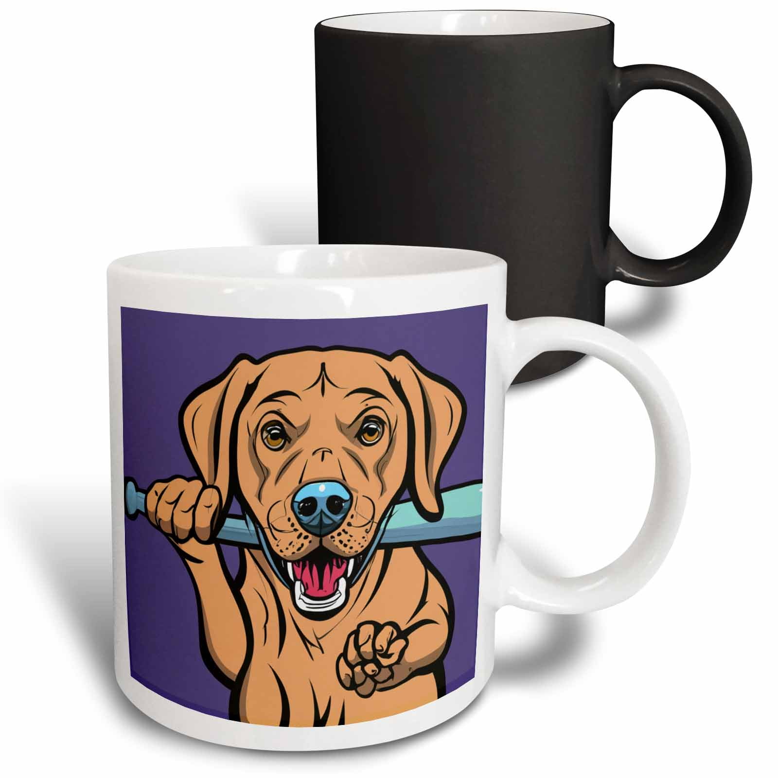 3drose, Cute Funny Labrador Retriever Dog Playing Baseball Sports ...