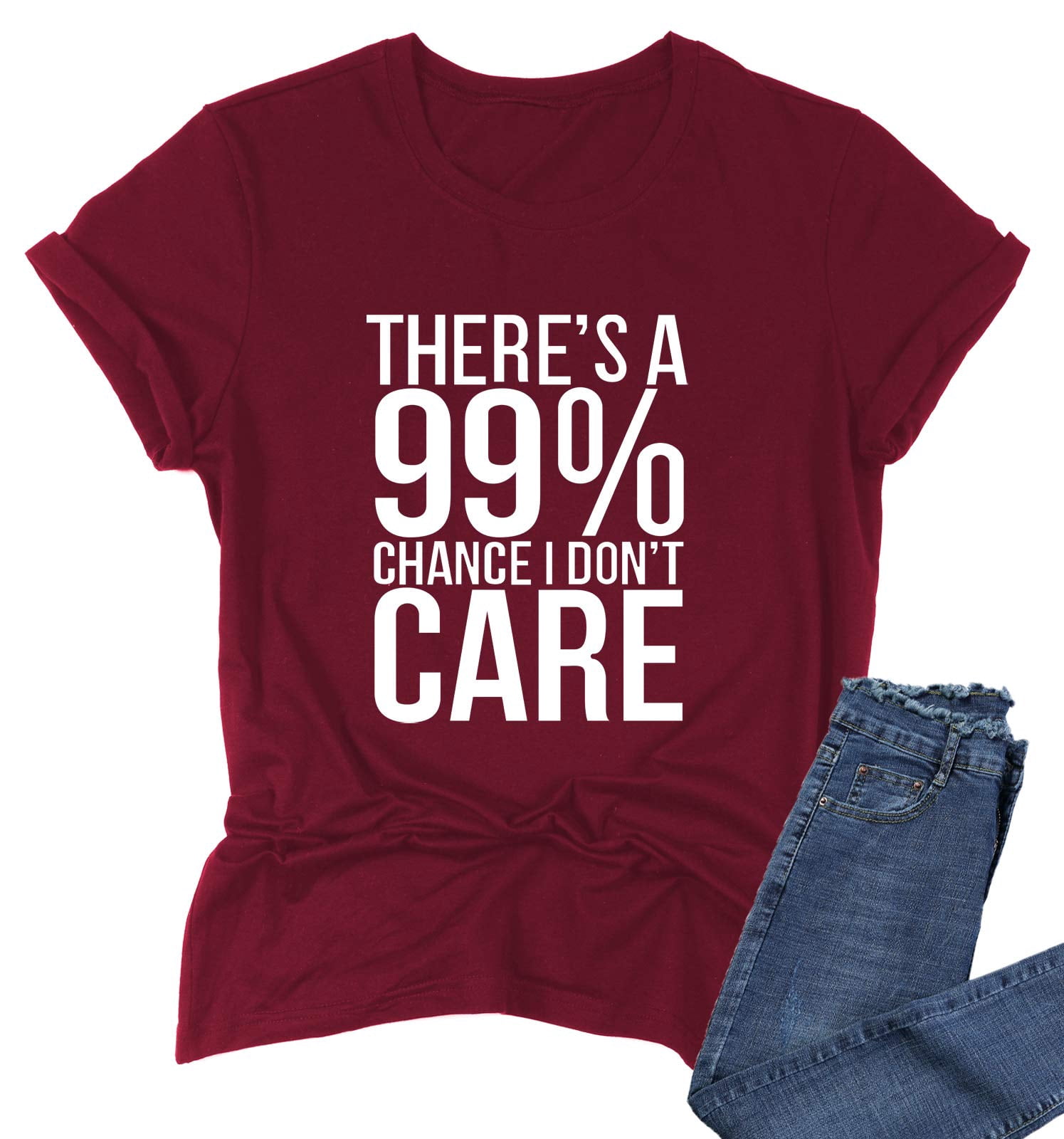 Cute Funny Womens Wine Red Graphic Print Short Sleeve T-Shirt for ...