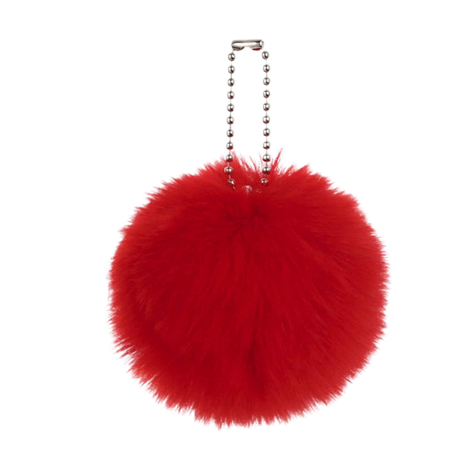 Cute Fur Ball Pendant Set, 8pcs Enhancement Items for Christmas Tree ...