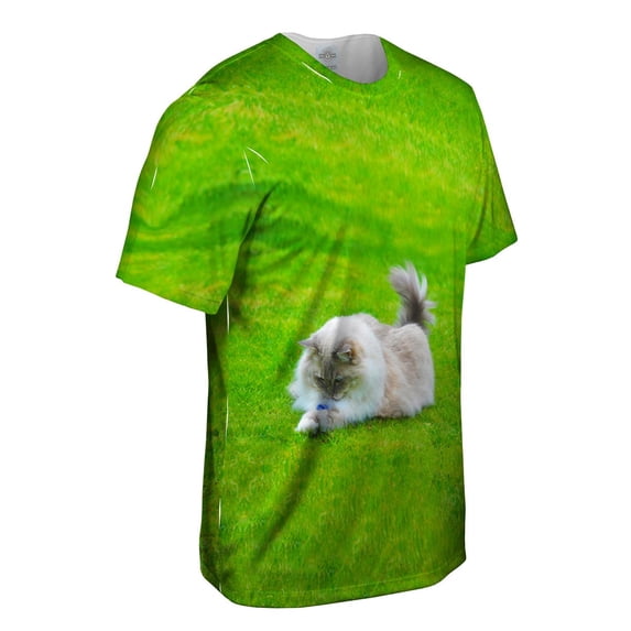 Cute Furball Kitty Cat Mens T-Shirt All Over Print - Walmart.com