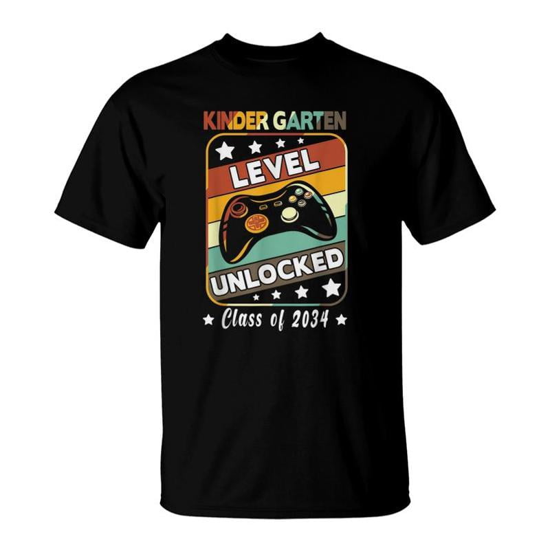 Cute Gamer Kindergarten Class Of 2034 First Day Of School TShirt ...