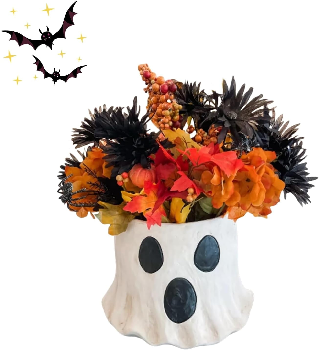 Cute Ghost Bucket, 2024 New Cutest Ghost Planter, Ghost Candy Bowl ...