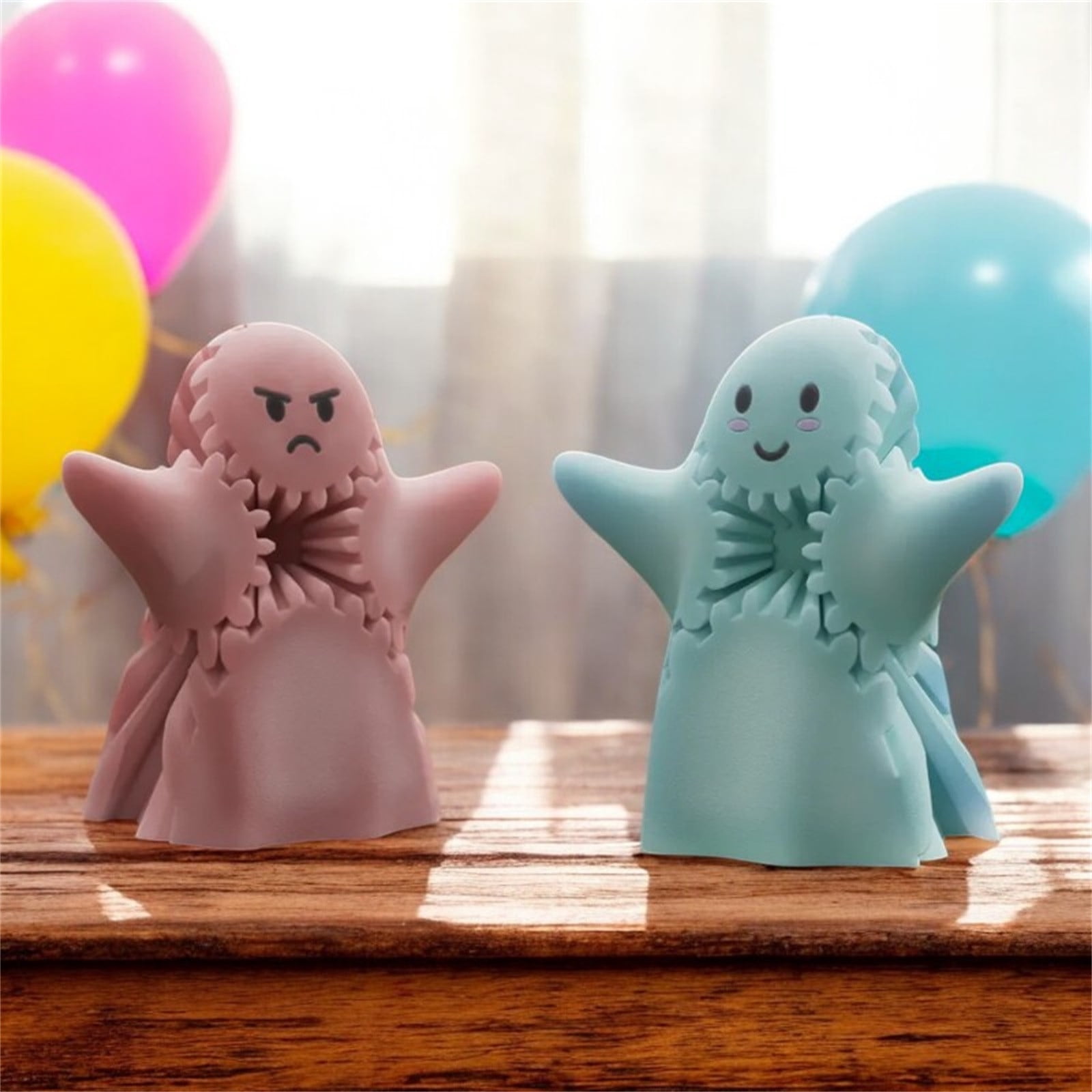 Cute Ghost Deformable Rotating Desktop Ornament - Stress Relieving ...