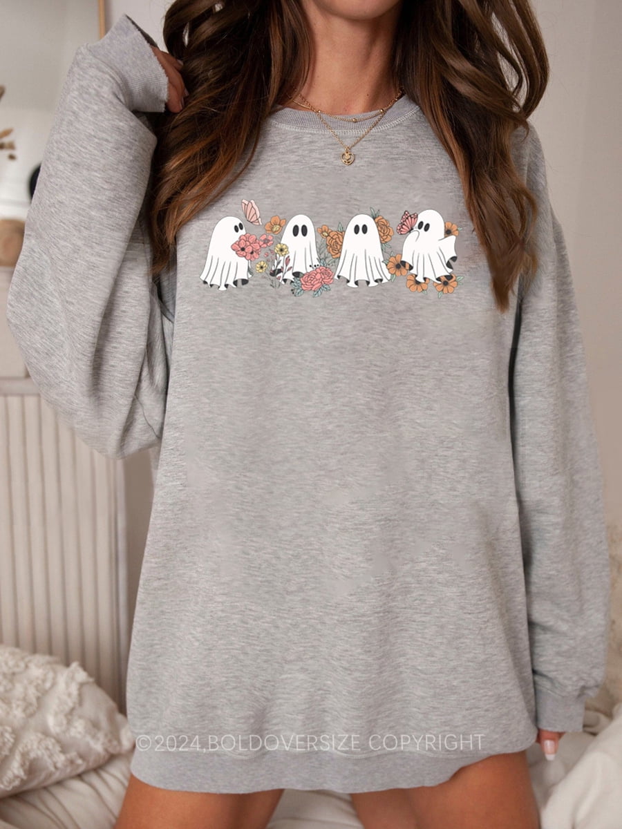 Cute Ghost Halloween T-Shirt 2 - Walmart.com