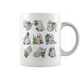 Cute Ghost Plant Lady Halloween Ghost Garden Watering Floral Coffee ...