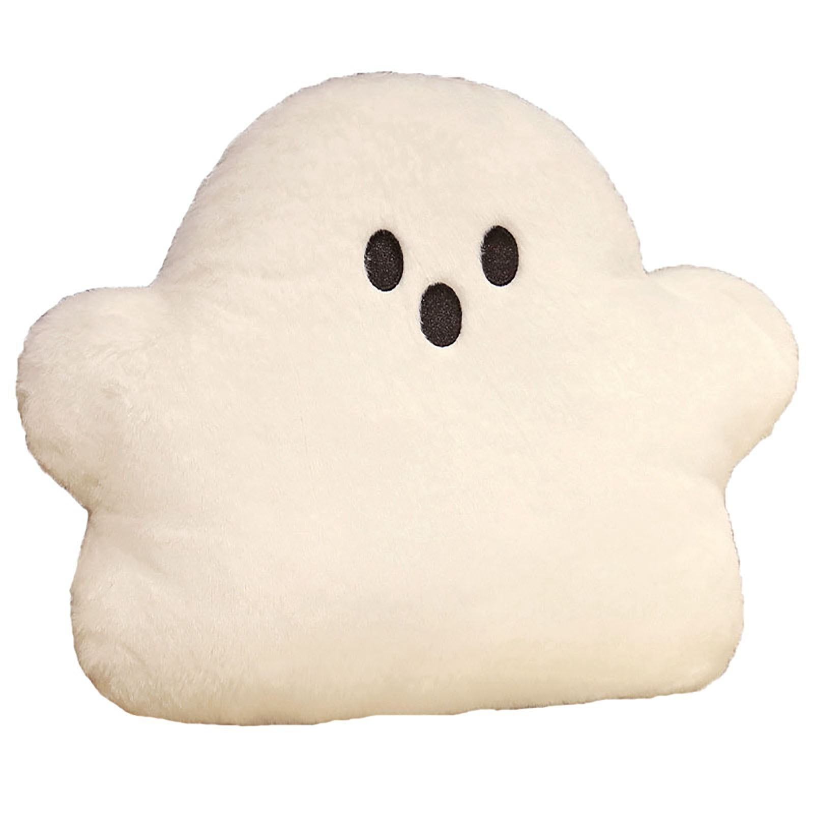 Cute Ghost Plush Pillow,Soft White Heart Ghost Stuffed Animals Plushies ...