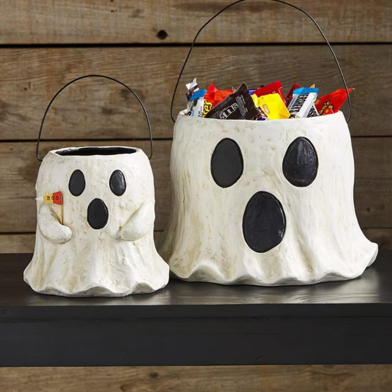 Cute Ghost Vase Halloween Decorations, 2025 New Cutest Ghost Bucket ...