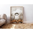 Cute Ghost Wall Art Poster Ghost Print Pumpkin Wall Art Trendy ...