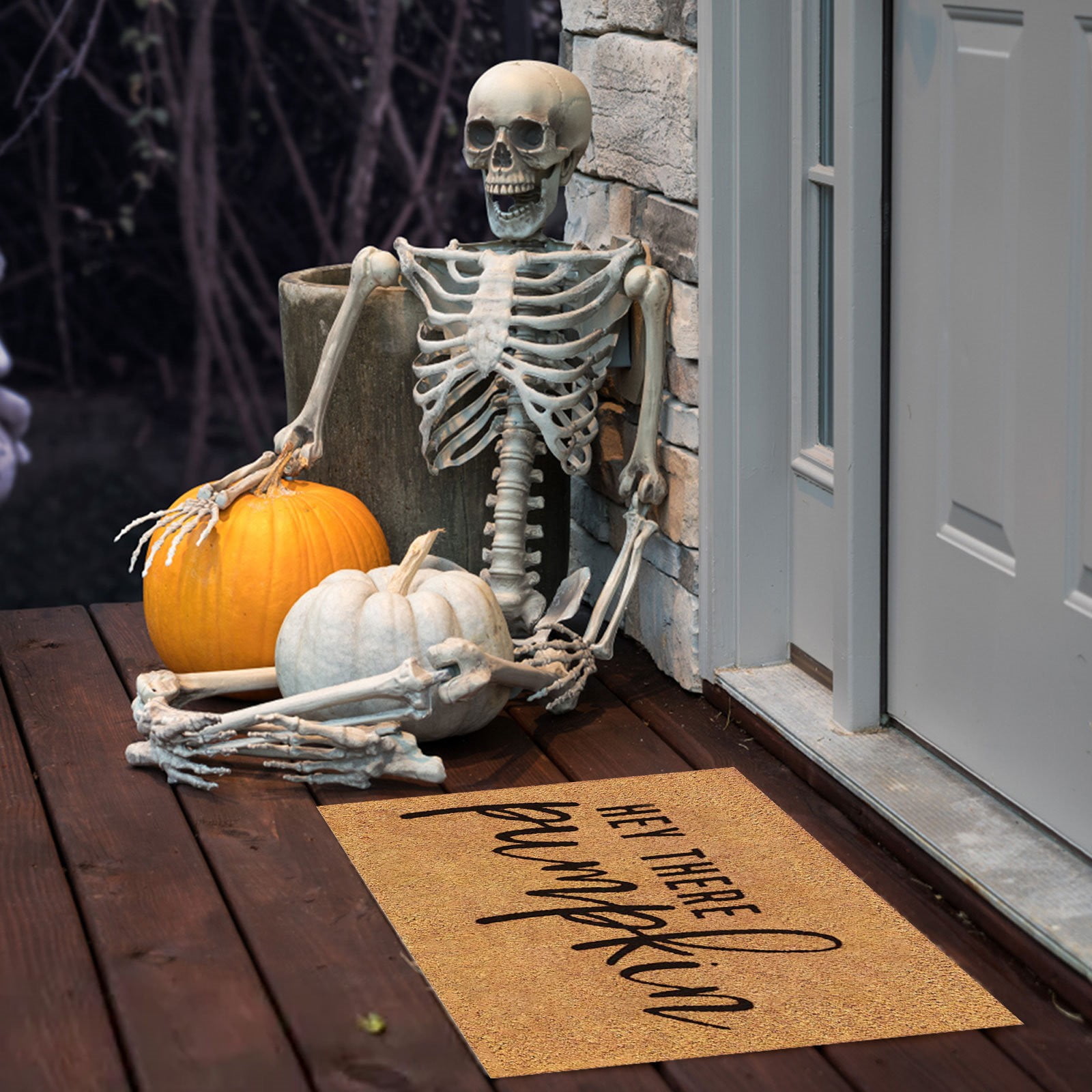 Cute Ghost Welcome Mat, Decorative Welcome Mat, Front Door Outdoor ...