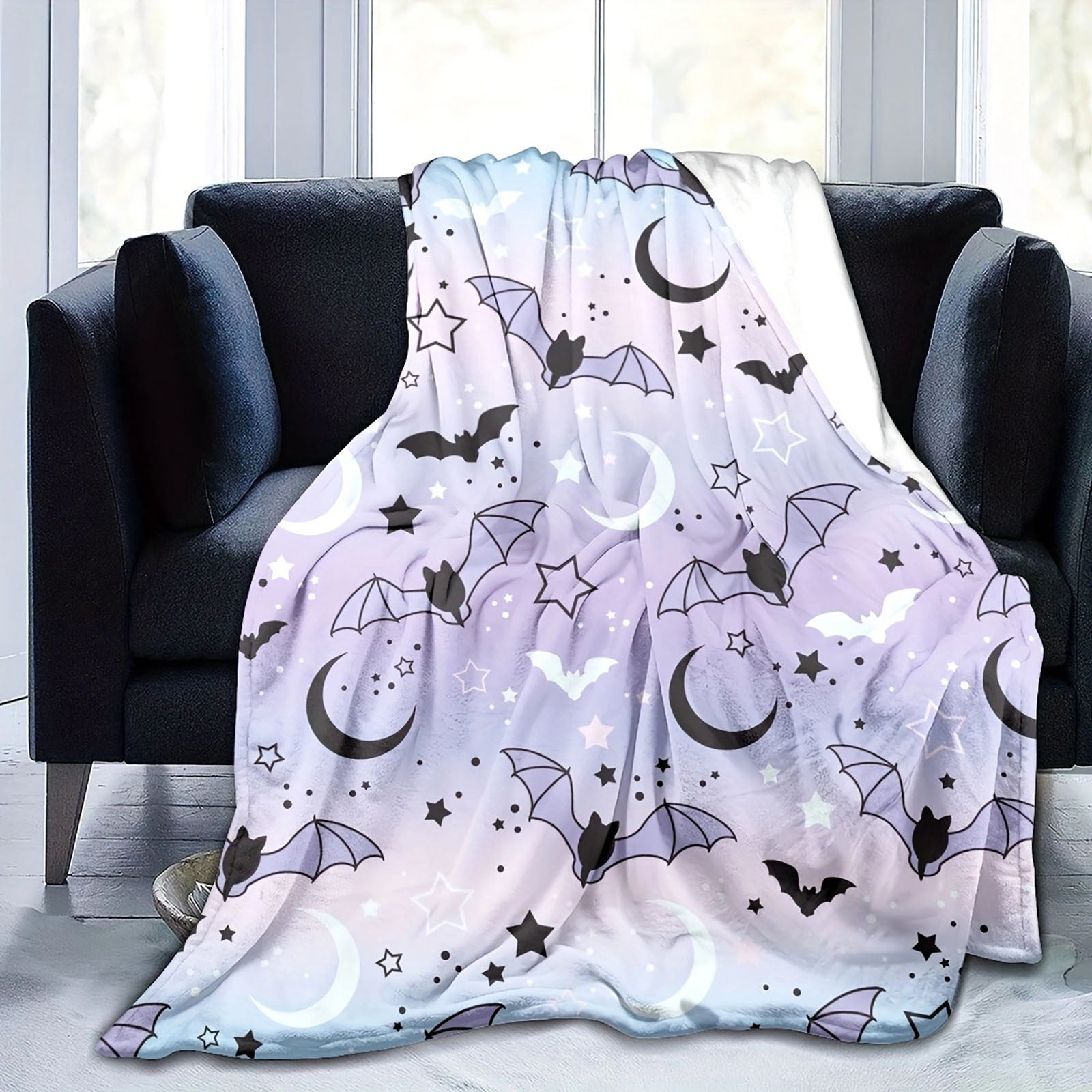 Cute GhostPrinted Blanket Gifts for Halloween,Fun Throw Blanket for ...