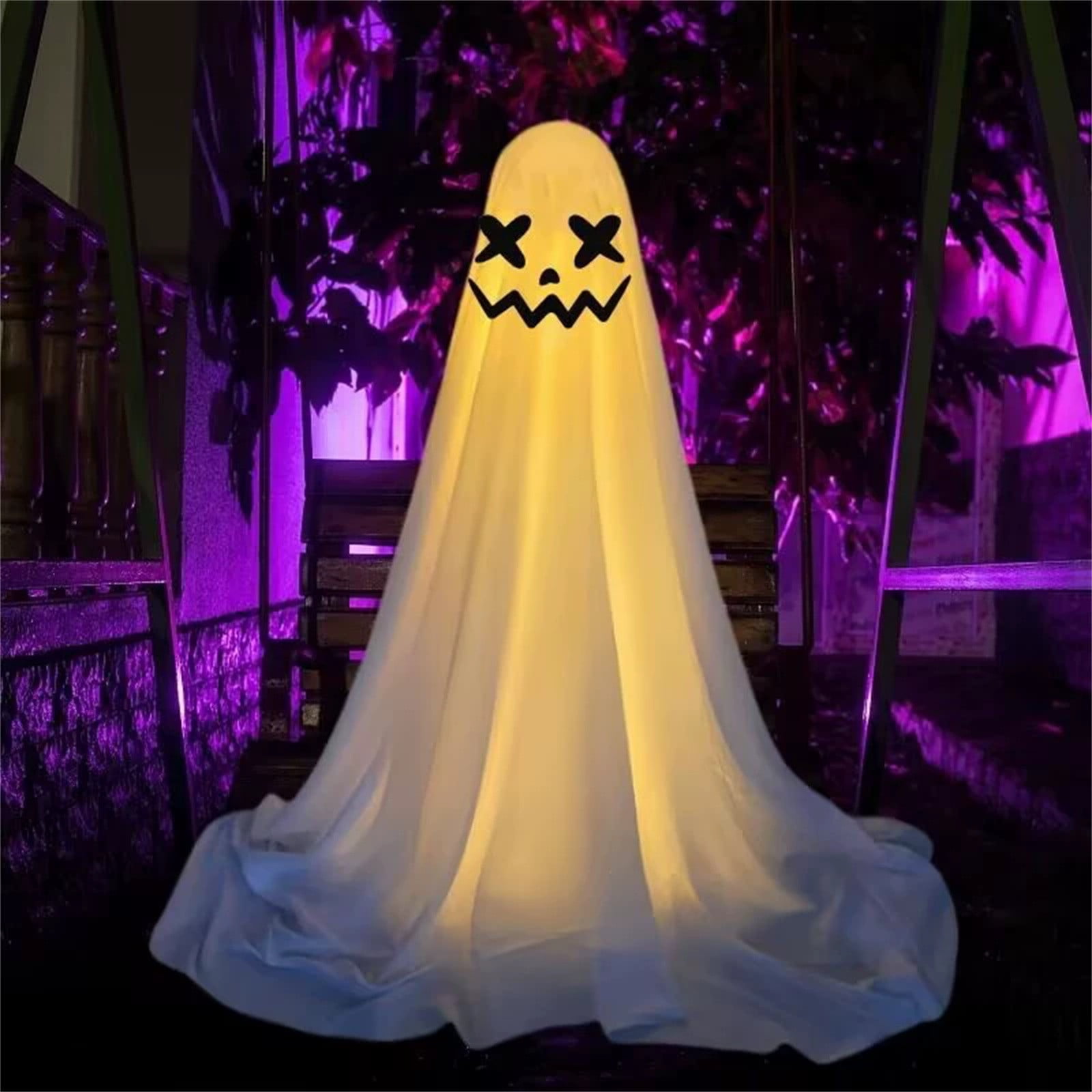 Cute-Ghosts-Halloween-Decorations-Outdoor, Light up Ghost Easy to ...