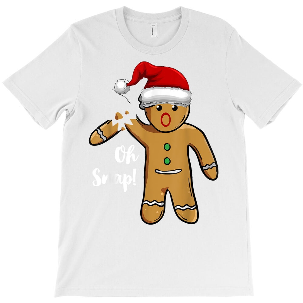 Cute Gingerbread Man Oh Snap Christmas Themed Humorous and Festive ...