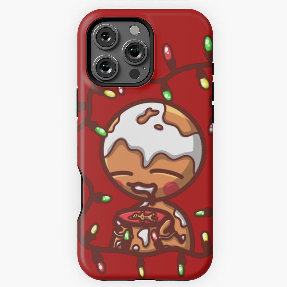 Cute Gingerbread Man With Cookie Phone Case for iPhone 11 12 13 14 15 ...