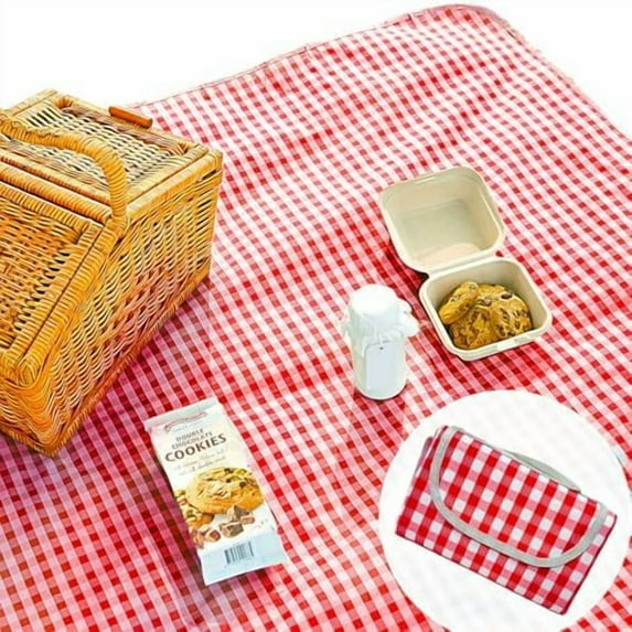 Cute Gingham Picnic Blanket, Waterproof Foldable, in Large 80x60in and ...