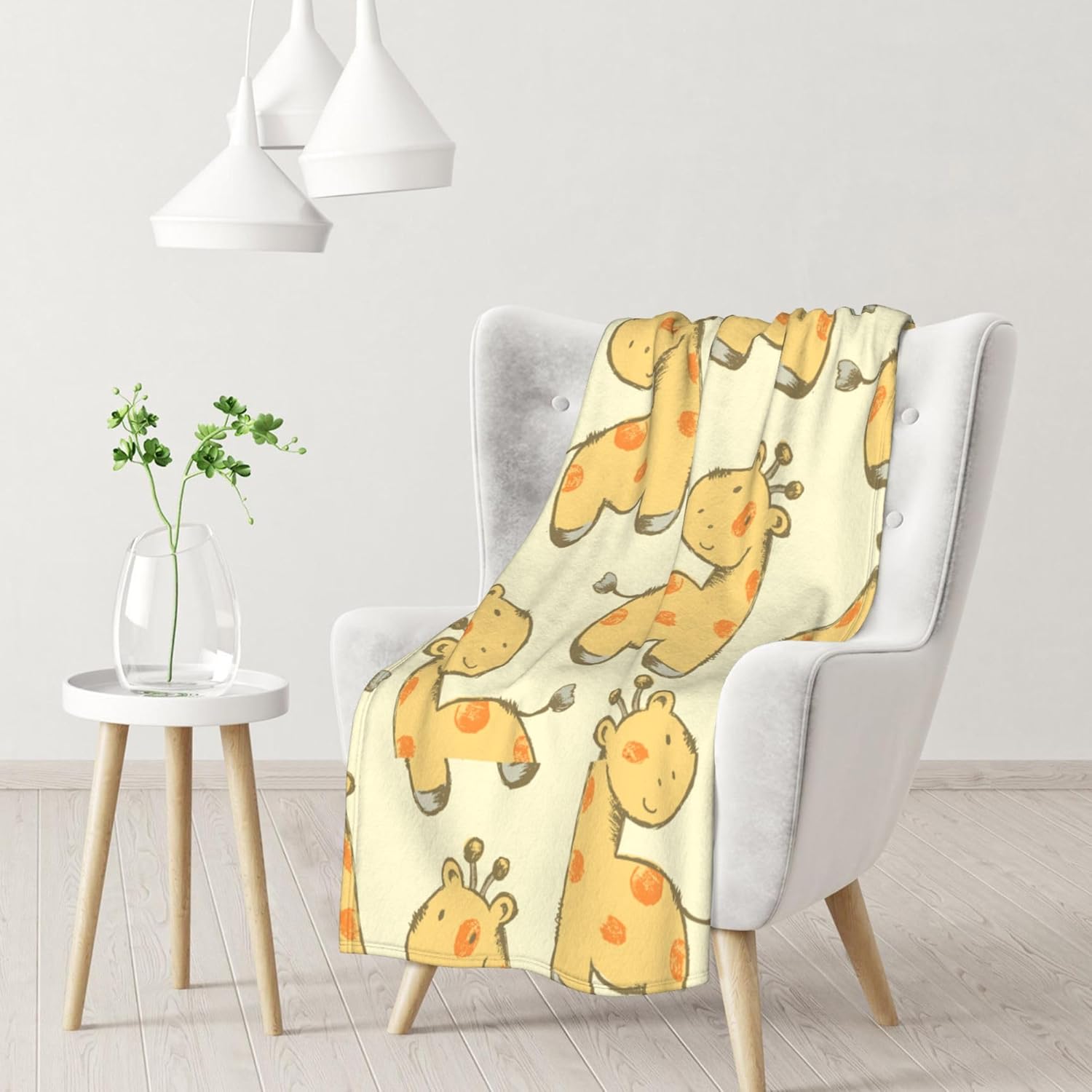 Cute Giraffe Blanket for Couch Bed Throw Blanket, Aesthetic Decorative ...