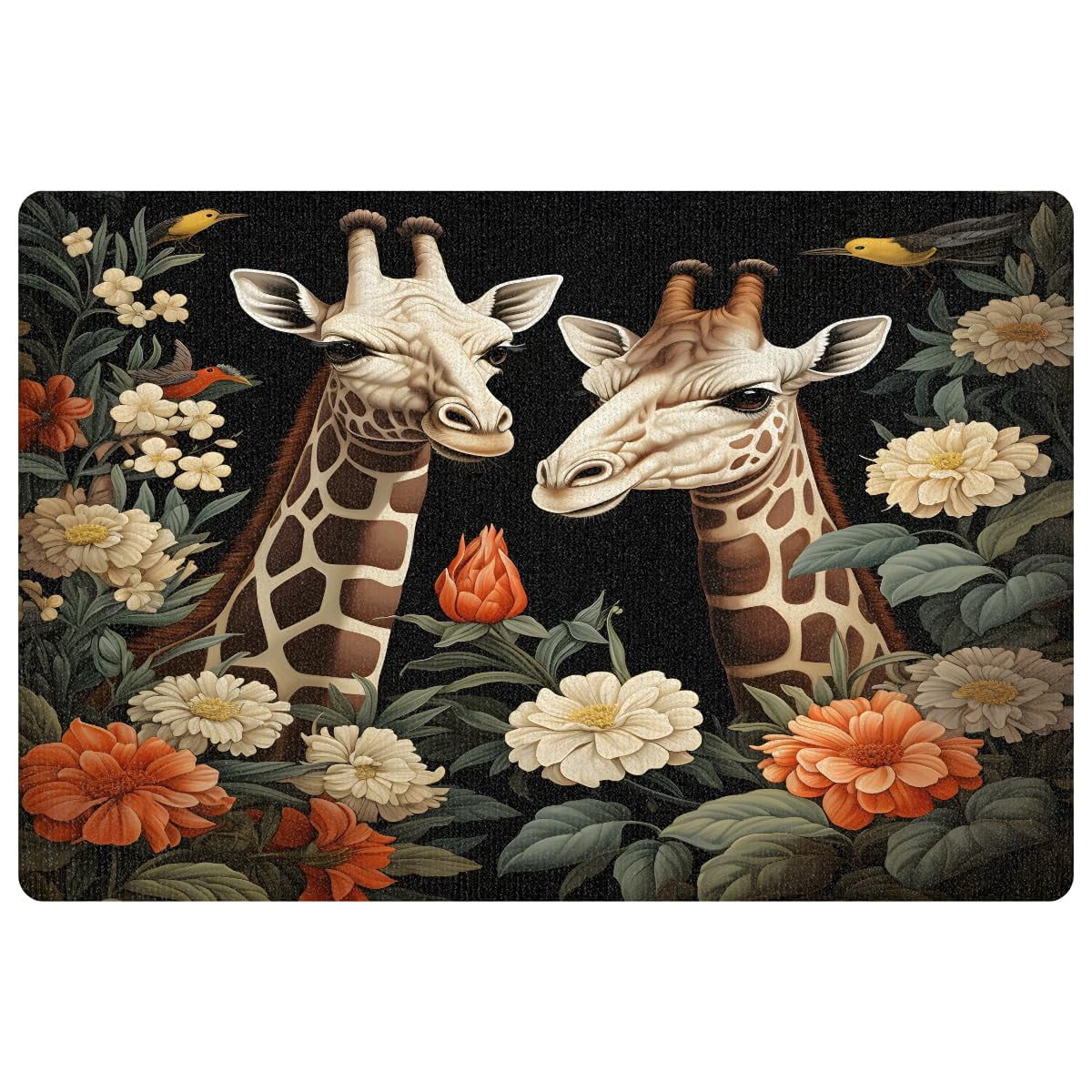 Cute Giraffe Door Mat Indoor Outside Entrance Doormats Non Slip Front ...