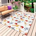Cute Giraffe Elephant Outdoor Rug 3x5 Ft, Non Slip Washable Area Rug ...