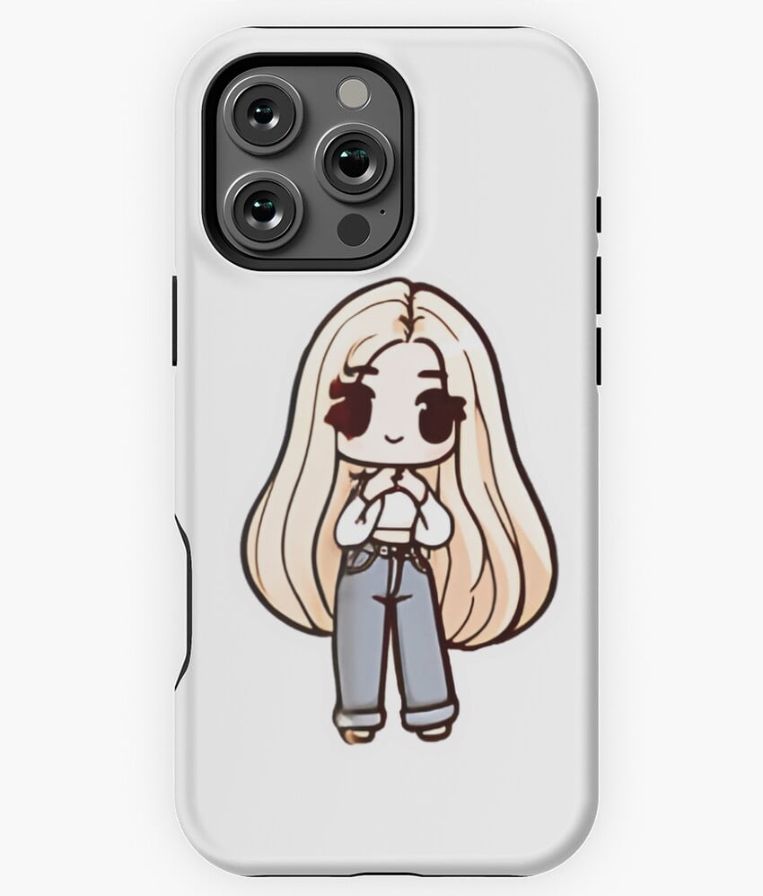 Cute Girl Powerfully GIF Graphic Art N5914 Phone Case for iPhone 17 16 ...