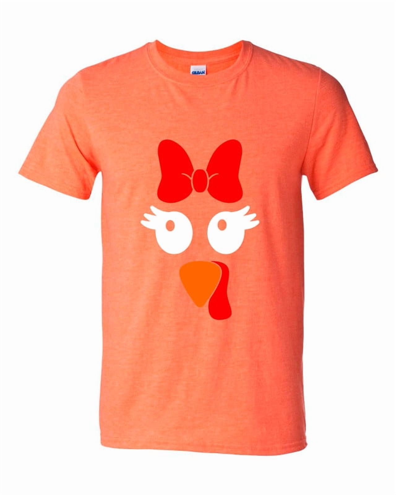 Cute Girl Turkey Thanksgiving t shirt - Walmart.com