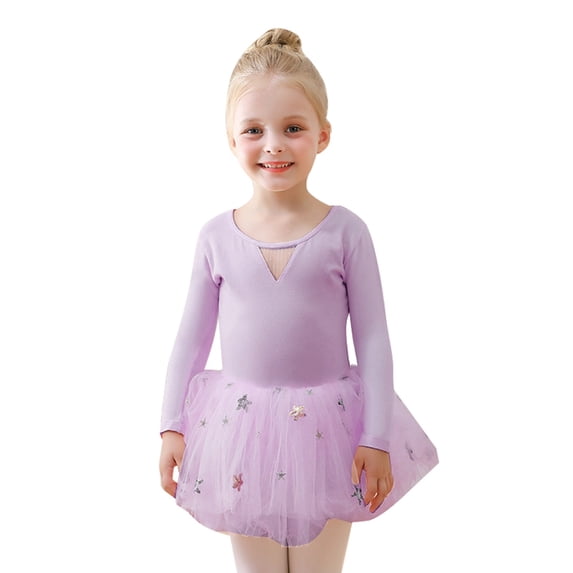 Cute Girls Dresses Elegant Ballet Practice TutuClassical Dancewear ...