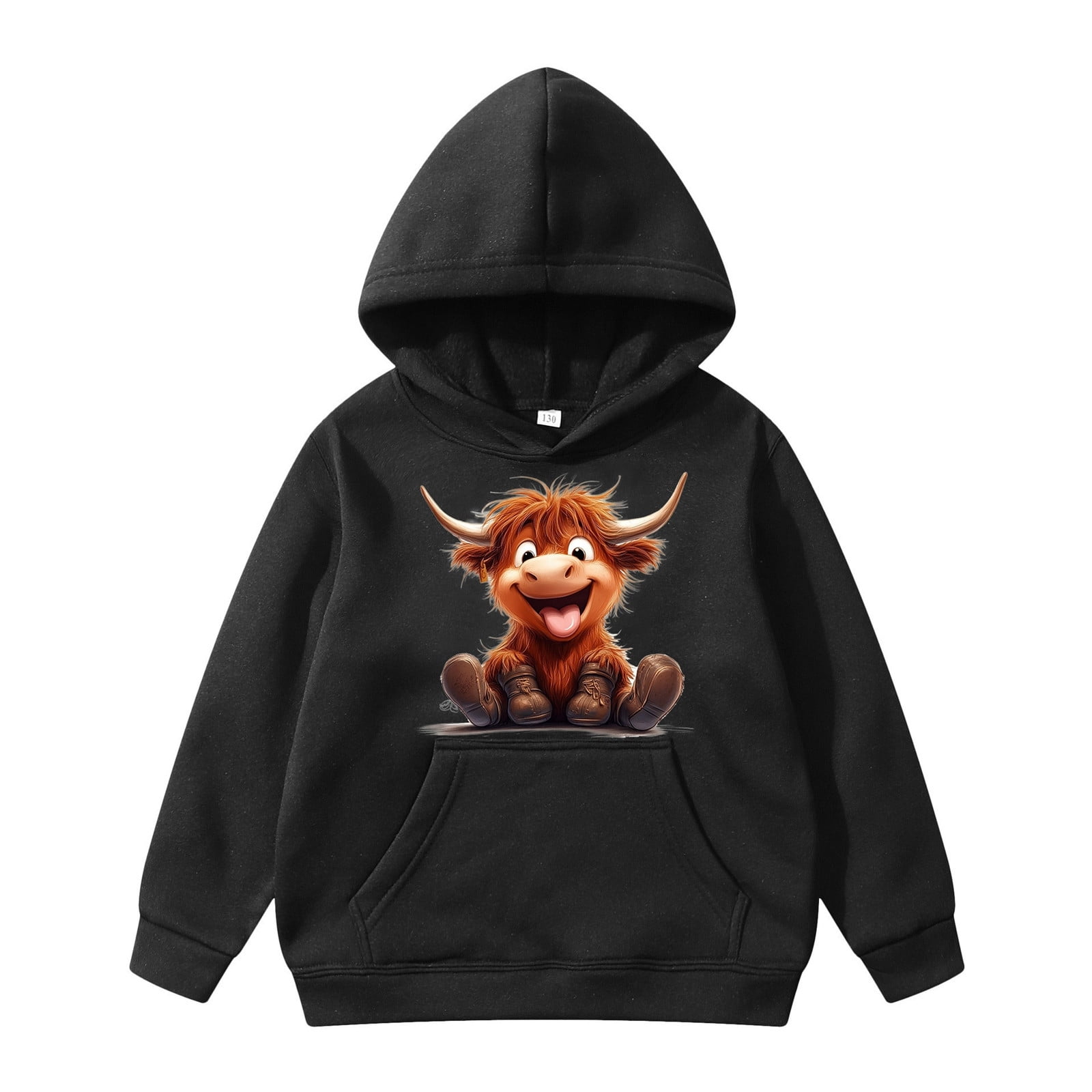Cute Girls Long Sleeve Hoodie Soft Pullover Comfortable Casual ...
