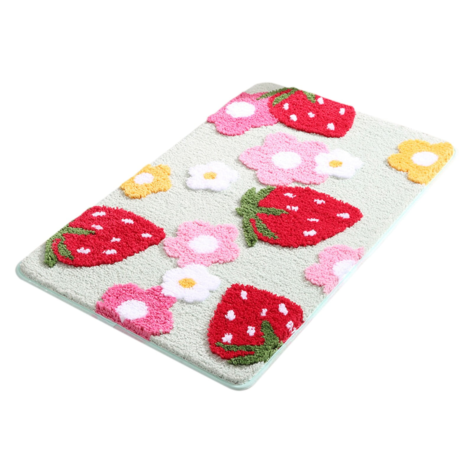 XYAIYT Cute Girly Bathroom Absorbent Floor Mat Non Slip Quick Dry ...