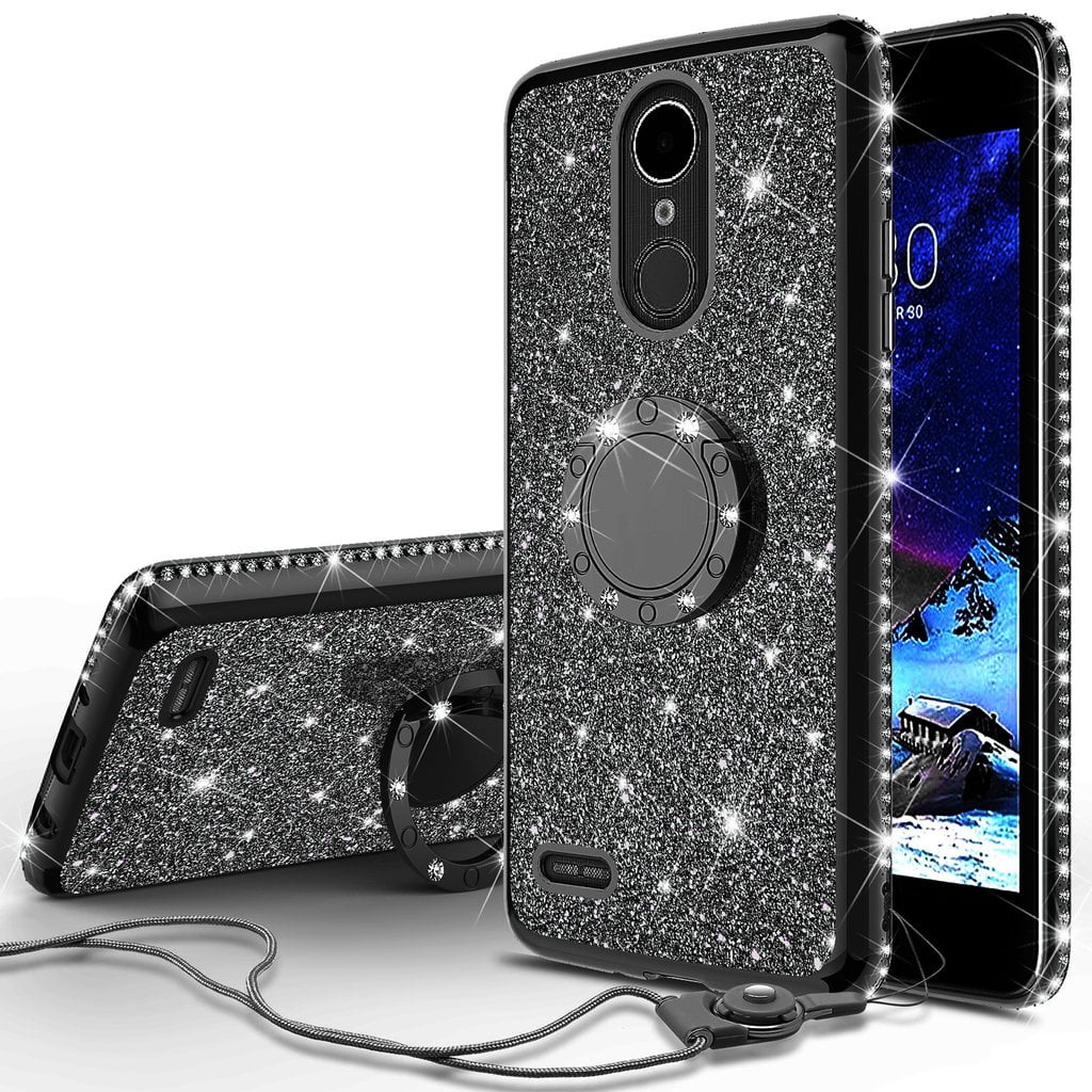 Cute Glitter Phone Case Kickstand for LG Stylo 4 / Stylo 4 Plus Case ...