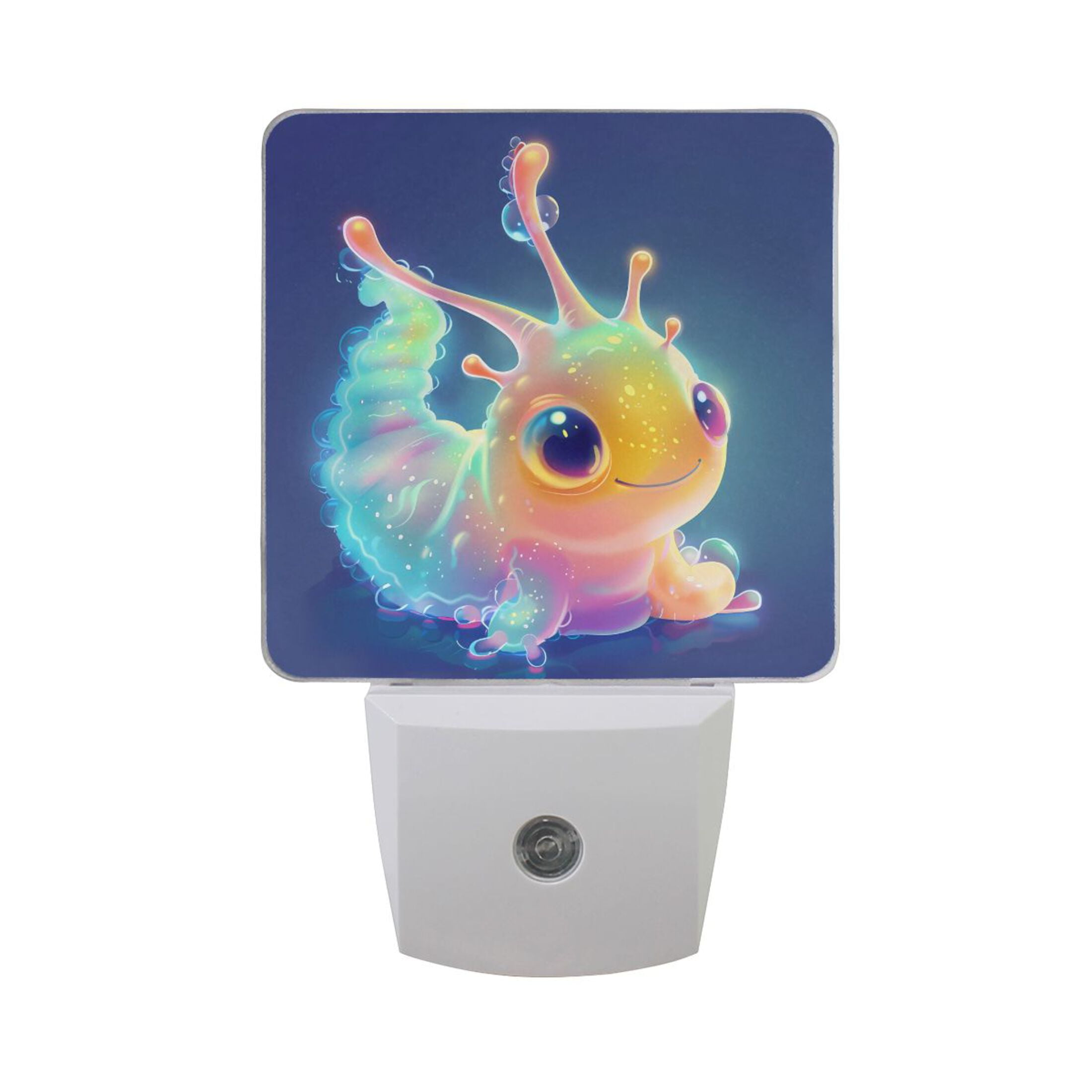 Cute Glow Sea Slug Night Light 2 Pack LED Nightlight Plug into Wall ...