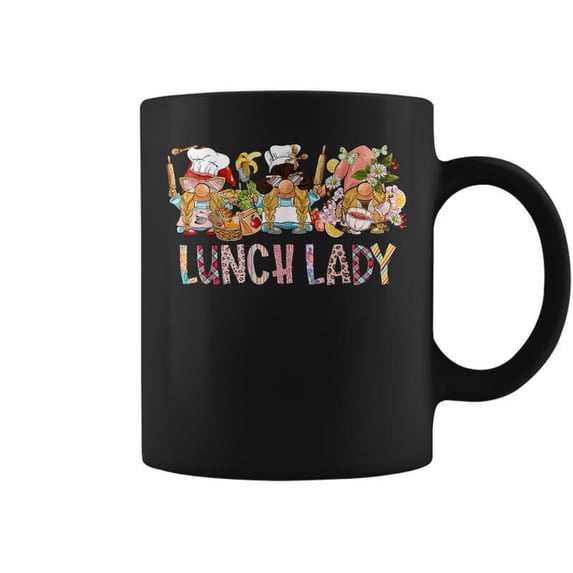 Cute Gnome Lunch Lady Back To School Cafeteria Coffee Mugs - Walmart.com