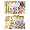 Cute Gnomes Cotton Linen Placemats Set of 4, Country Spring Colorful ...