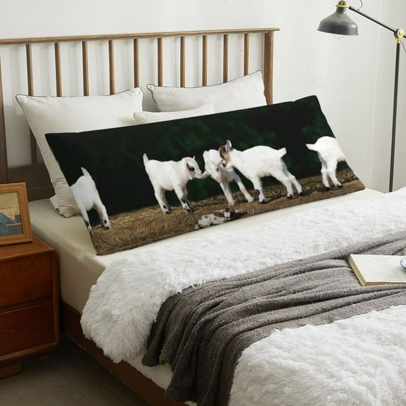 Cute Goat Baby Body Pillow Cover, Printing Cooling Body Pillow ...