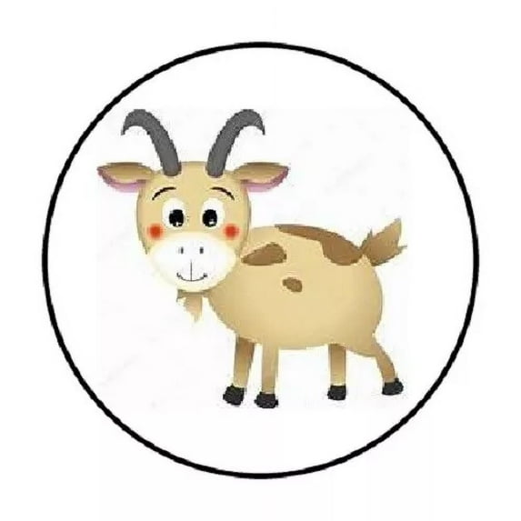 Cute Goat Sticker Phone Decal Water Bottle Stickers Car Decals, Laptop ...